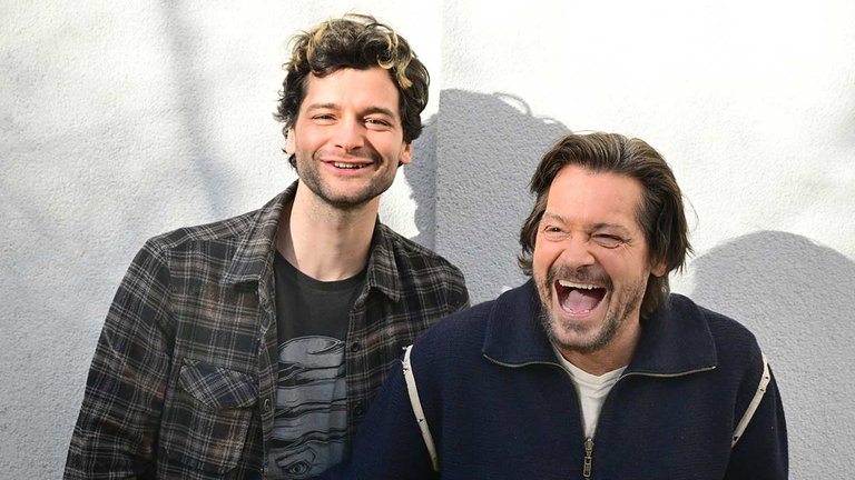 Gemeinsam auf der Bühne: Schauspieler Fritz Karl und sein Sohn Aaron ...