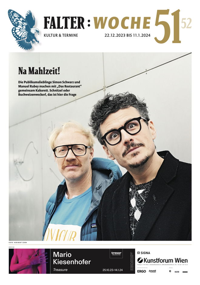 „Das Restaurant“: Manuel Rubey und Simon Schwarz als Kabarett-Duo - FALTER